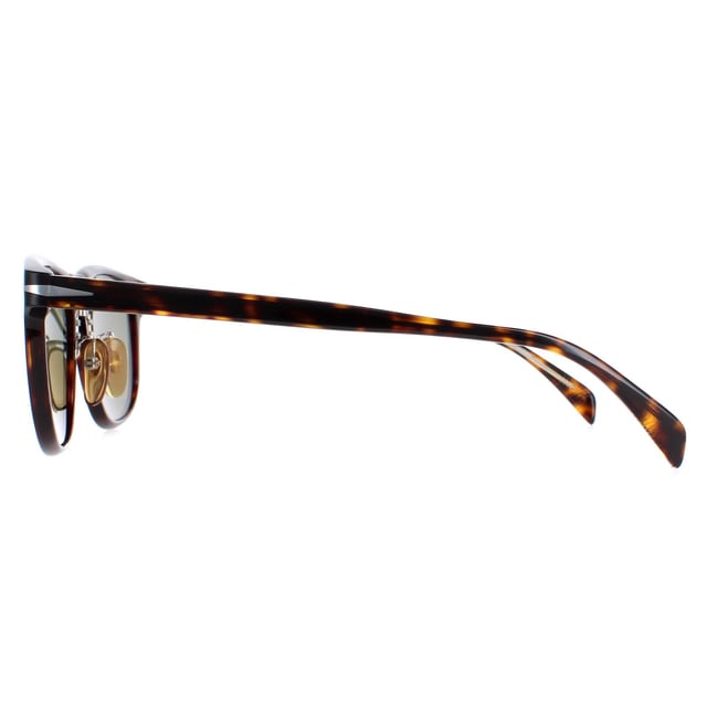 David Beckham Square Mens Dark Havana Green DB7040/F/S