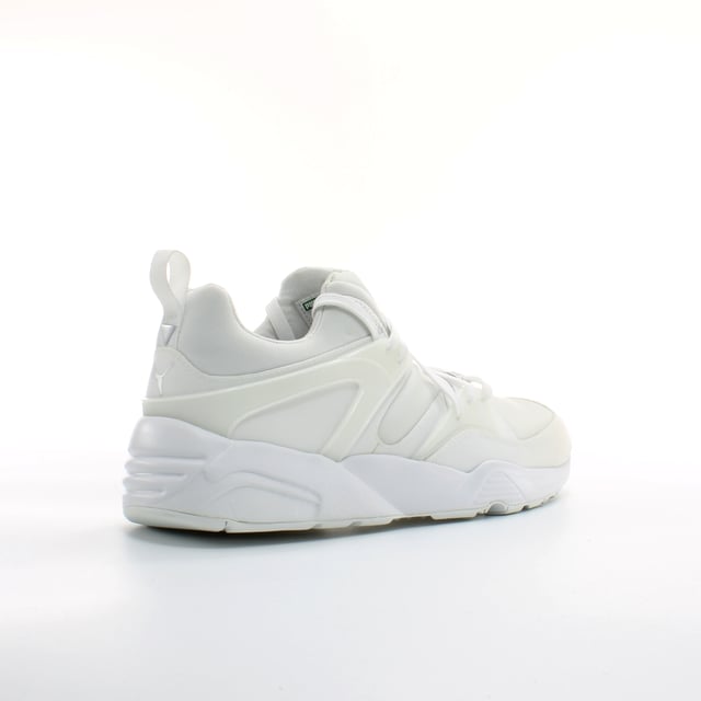 Puma Blaze Of Glory Techy White Synthetic Mens Lace Up Trainers 361447 02