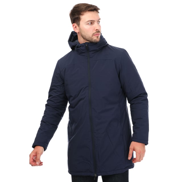 Men's Castore Long Length Bench Jacket in Navy