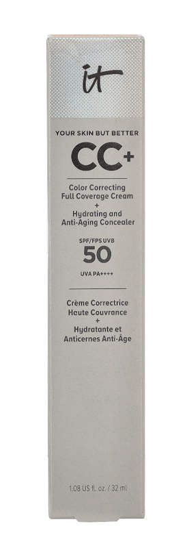 IT Cosmetics CC+ Color Corr. Full Coverage Cream SPF50.