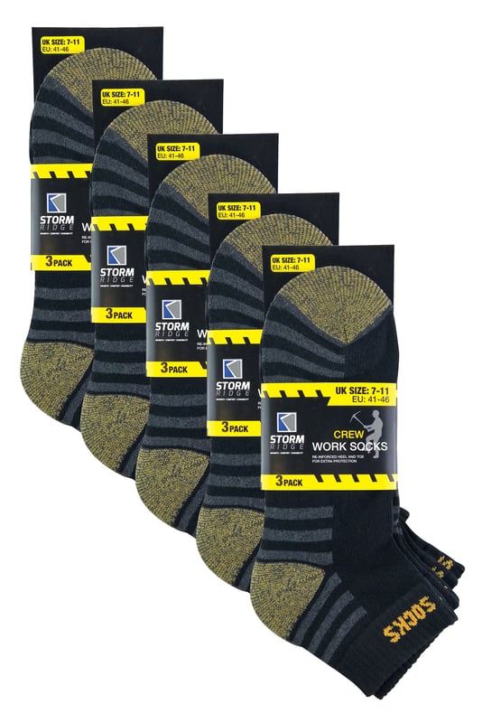 15 Paar Multipack Herren-Knöchelsocken | Low Cut Short Work Socks - 15 ...