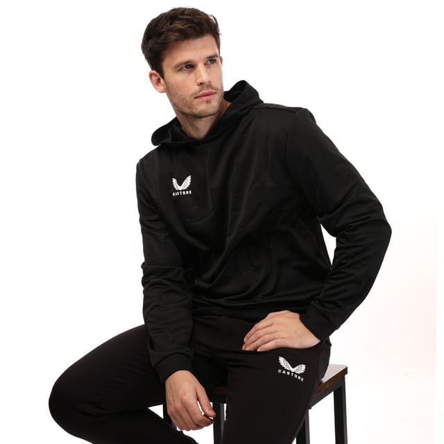 Men's Castore Logo Hoody in Black