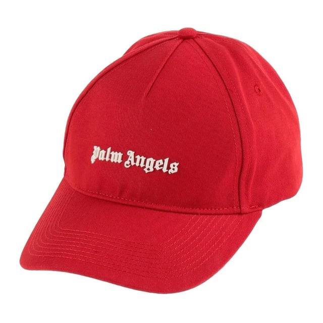 Palm Angels Logo Red Cap