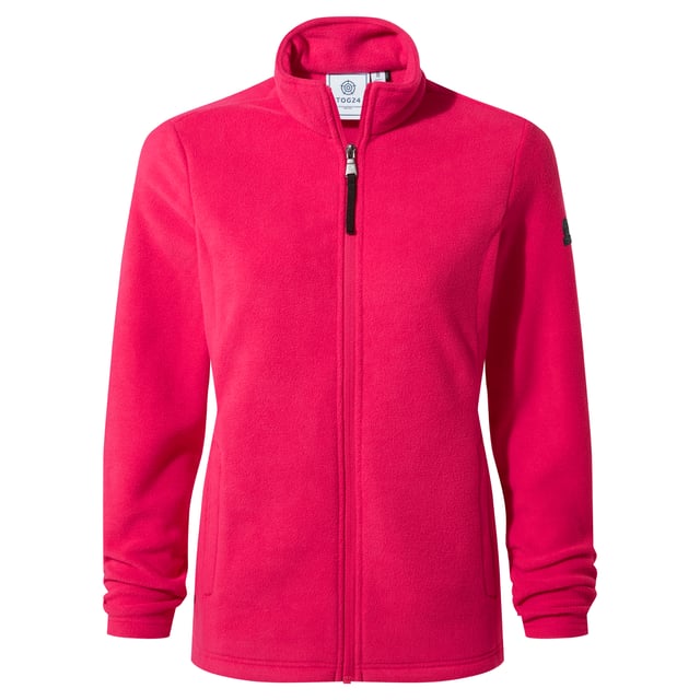 Revive Womens Fleece Jacket Magenta Pink