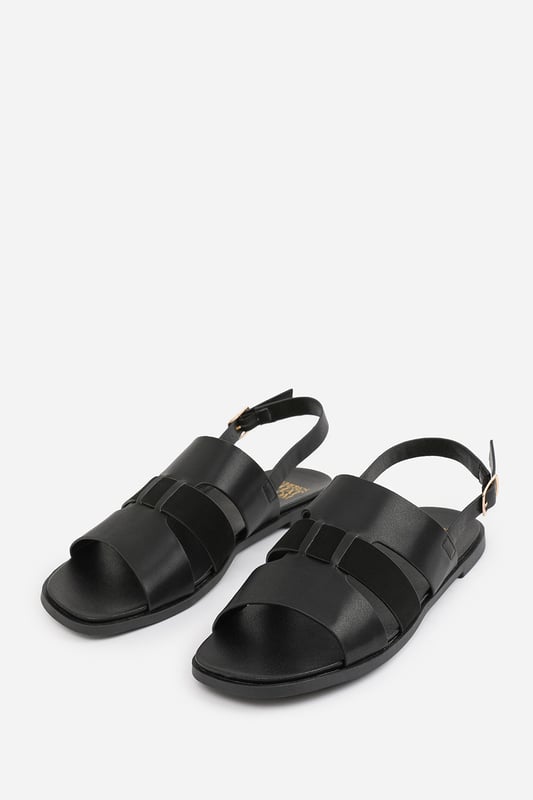 Wheres That From Womens 'Violet' Flat Sandals With Multi Strap Detail ...