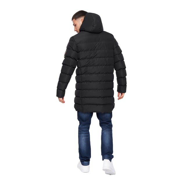 Crosshatch Mens Longkamp Jacket (Black)