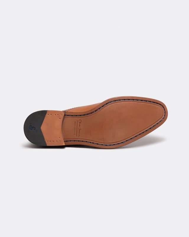 Oliver Sweeney Mallory Mens Antiqued Leather Oxford Shoes