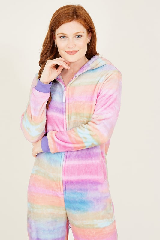 Pink Rainbow Unicorn Onesie