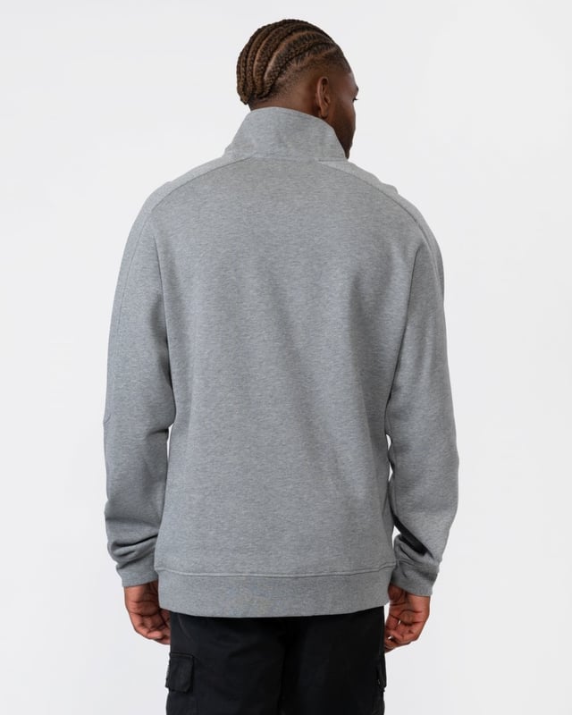 GANT Mens Shield Logo Half Zip Funnel Neck Sweatshirt