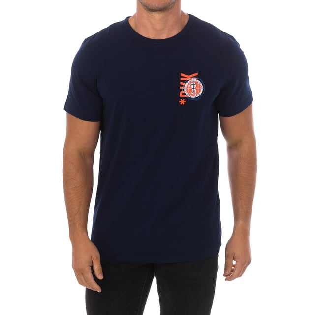 Pupino World short-sleeved round neck T-shirt BKK2MTS02 men's