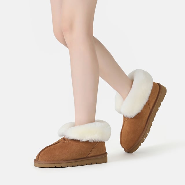 EVER AU Women Owl Ankle Slippers