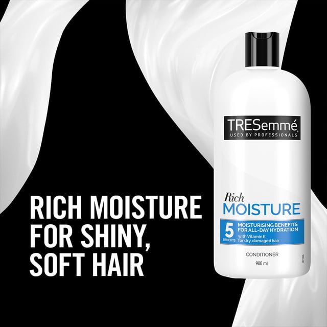 Tresemme Moisture Rich Conditioner Created for Daily Use, 4x 900ml