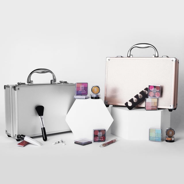 Envie Dawn Till Dusk 54pc Make-up Set, Supplied in a Rose Gold