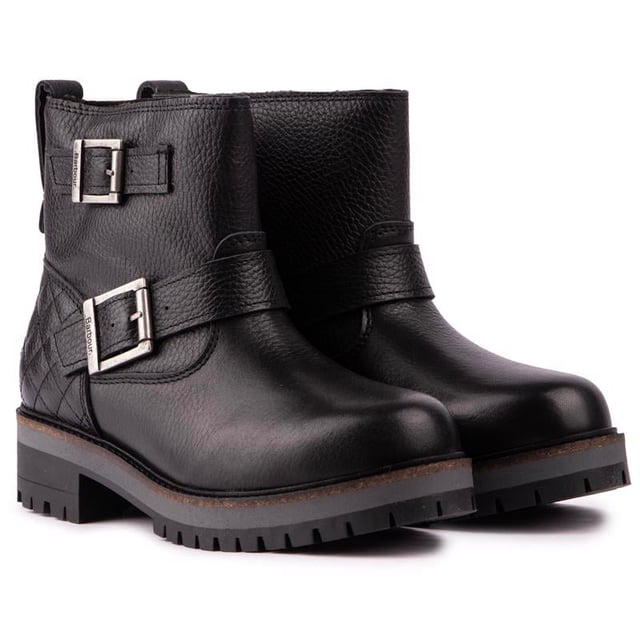 Barbour biker boots store