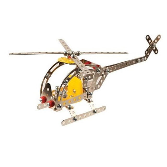 Doodle Build And Play Meccano Style Helicopter Metal Construction Kit ...