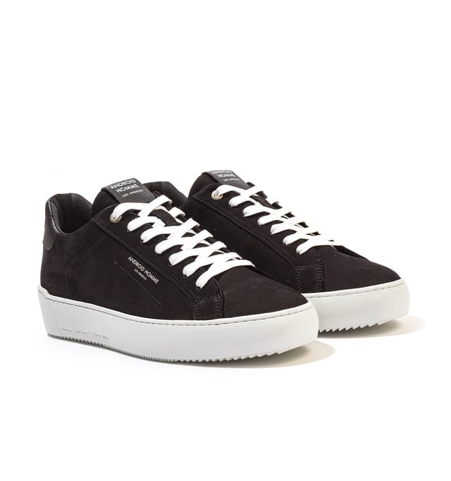 Android Homme Zuma Clean Nubuck Trainers - Black
