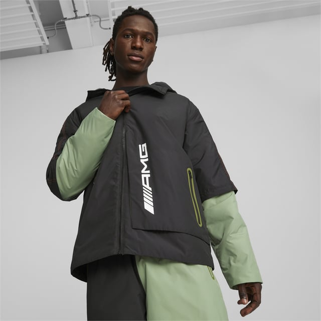 PUMA Mens Mercedes-AMG Statet Woven Jacket