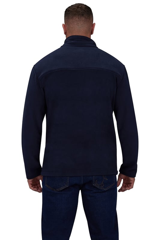 Zip Through Fleece Jacket - Blue
