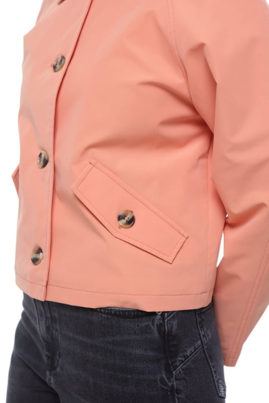 Zoe Cropped Mac Apricot crush