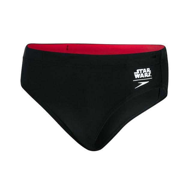 Speedo Stretch Midja Star Wars Troop Logo Barn Svart Placement Brief 8 ...