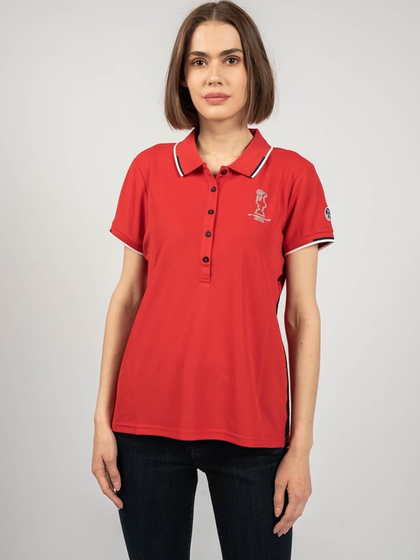 North Sails x Prada Polo Shirt Auroa Frau rot