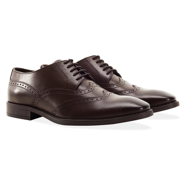Redfoot Arthur Brown Leather Derby Shoe