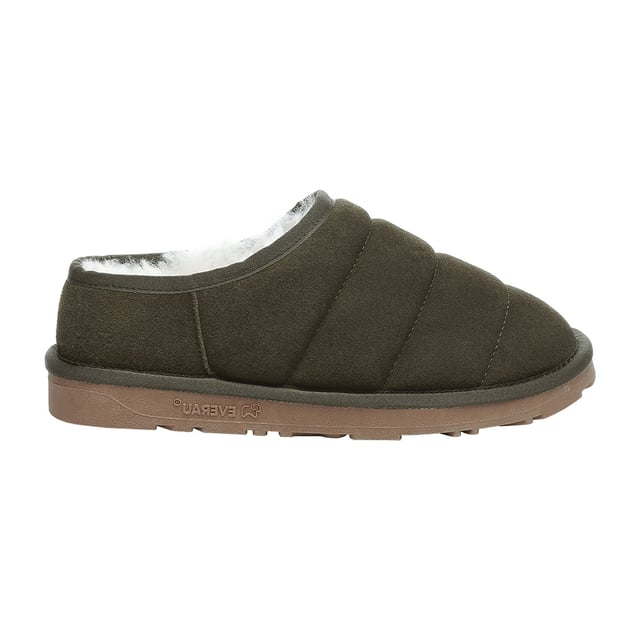 EVER AU Women Jaeger Low Ankle Slippers - Army Green