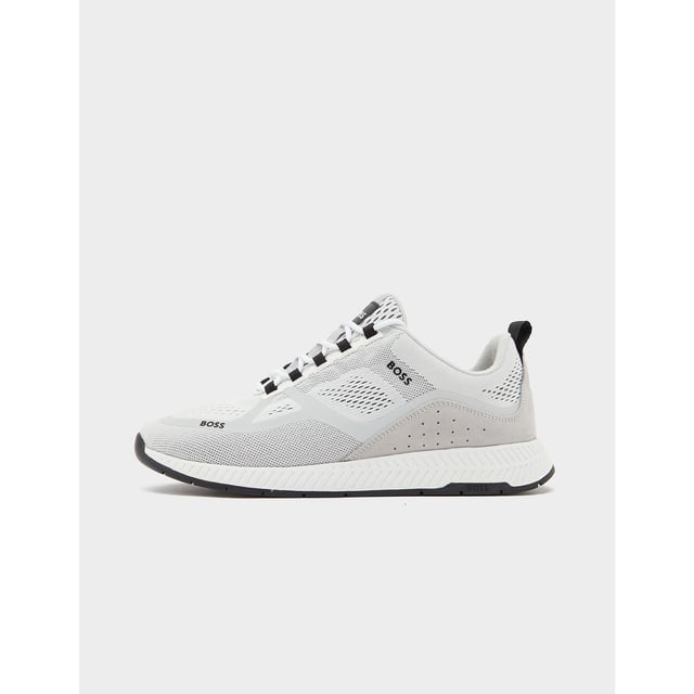 Men's Hugo Boss Titanium Run Trainers in Natural