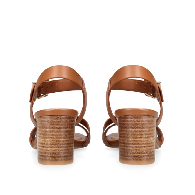 Carvela Leather City Break Sand 80 Sandals