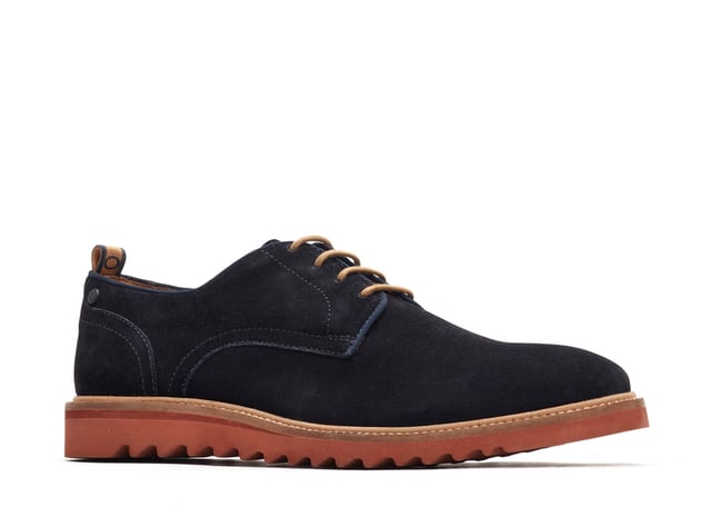 Base London Coby Suede Navy Shoes