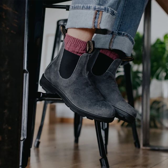 Blundstone #1910 Steel Grey Suede Chelsea Boot