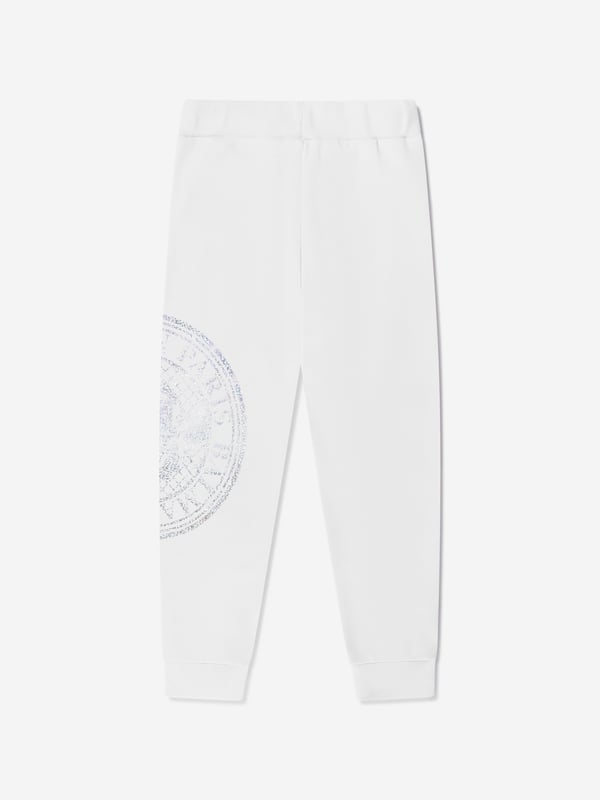 Balmain Boys Logo Joggers in Grey