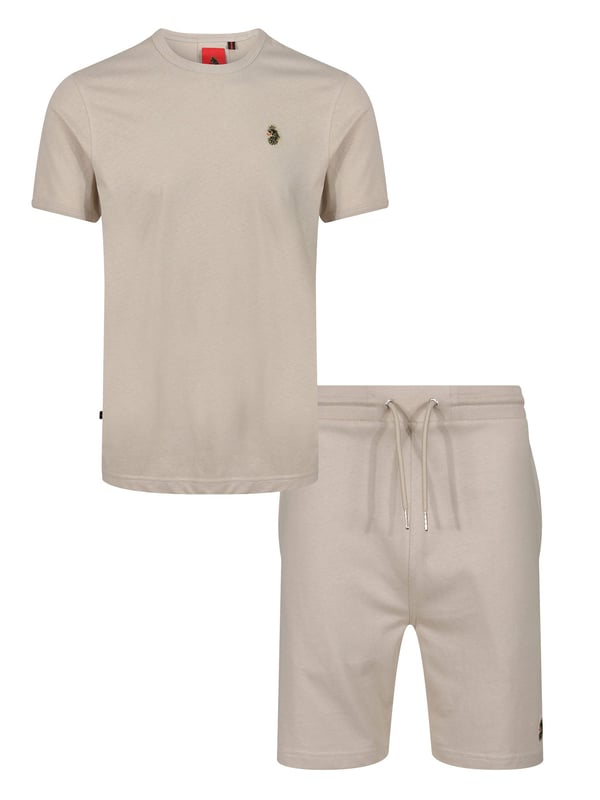Luke 1977 Men's Trous Short Tracksuit Set in Stone