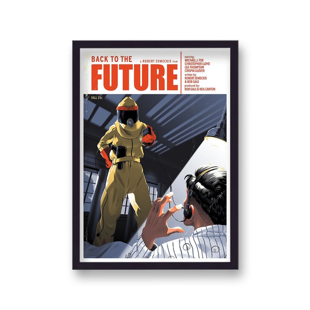 Back To The Future Marty The Space Alien Reworked Movie Poster