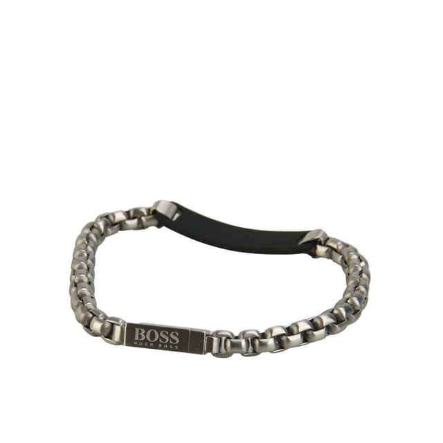 Accessories Hugo Boss ID Stainless Steel Bracelet in Silver
