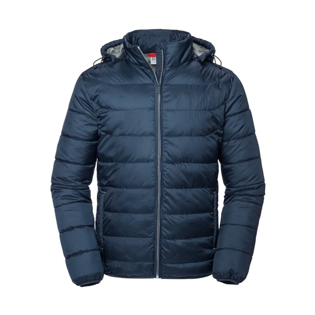 Russell Adult Unisex Hooded Nano Jacket (French Navy)
