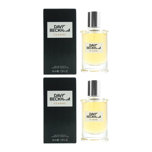 David Beckham Classic Eau de Toilette 40ml x 2