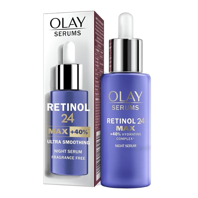 Olay Regenerist Night Serum Retinol 24 MAX with + 40% Hydrating Complex, 40ml