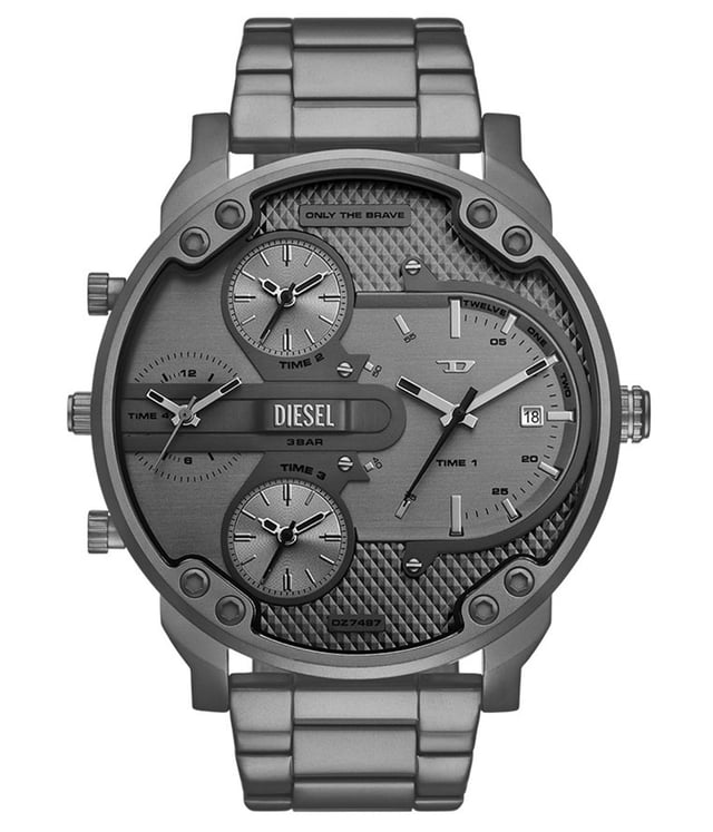 Diesel Mr. Daddy Slim Grau Herren Armbanduhr DZ7487