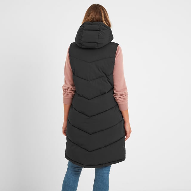 Ranskill Womens Gilet Washed Black