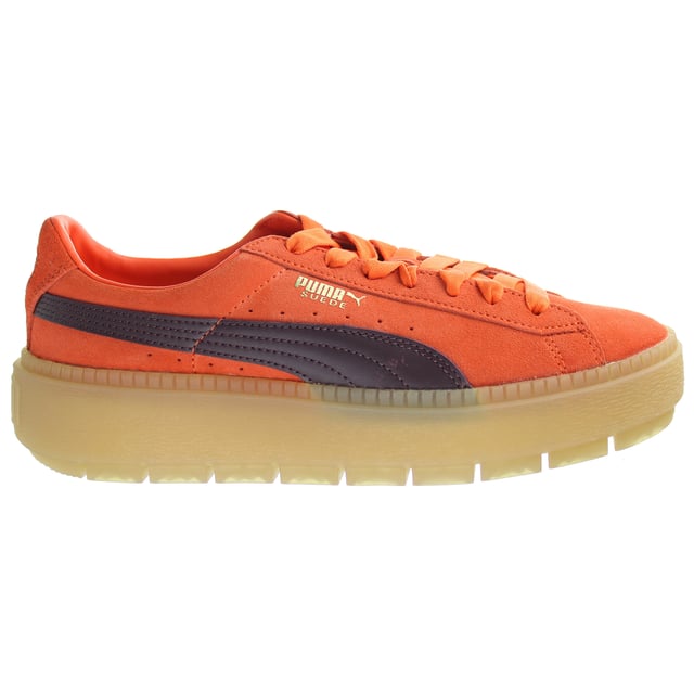PUMA Platform Trace Block Orange Womens Trainers