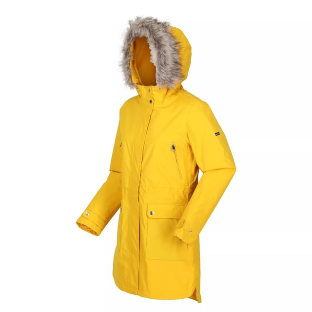 Regatta Womens/Ladies Sabinka Faux Fur Trim Parka (Sunset)