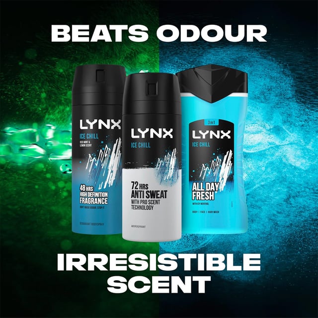 Lynx Ice Chill Gym Kit Collection Gift Set for Him with Gym Towel ...