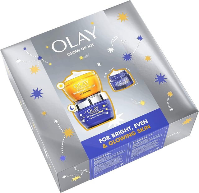 Olay Face Cream, Retinol24 Max Night Cream and Eye Cream Gift Set for Women