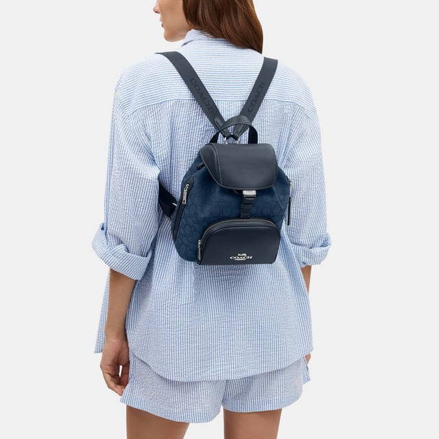 Pace Backpack in Signature Jacquard