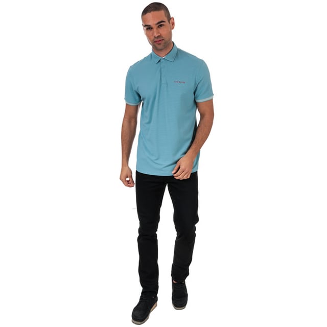 Men's Ted Baker Clubs Polo Shirt in Blue