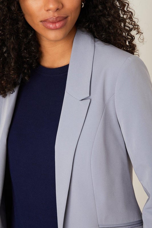 Turnback Cuff Blazer