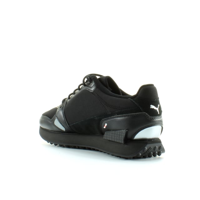 Puma Mile Rider Bright Peaks Black Textile Unisex Lace Up Trainers ...