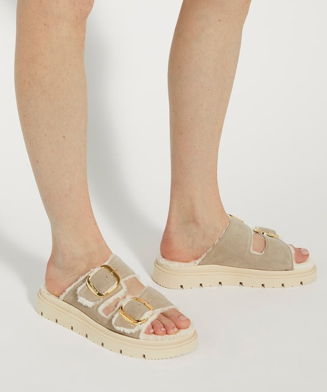 Dune Ladies Lodge - Cosy Lined Two Bar Mules