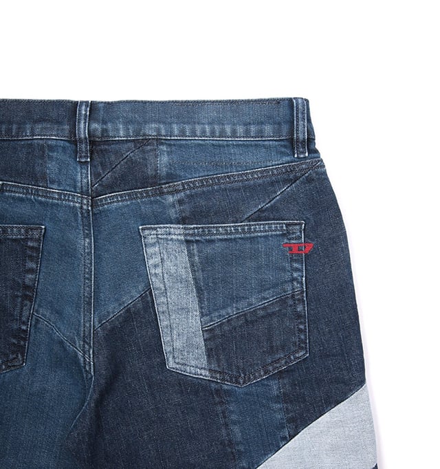 Men's Diesel DStrukt Sustainable Slim Fit Jeans in Blue
